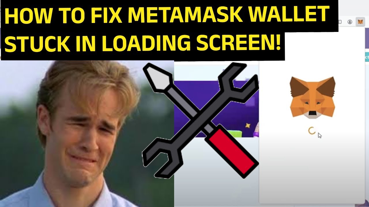 How to fix metamask wallet stuck in loading screen - YouTube