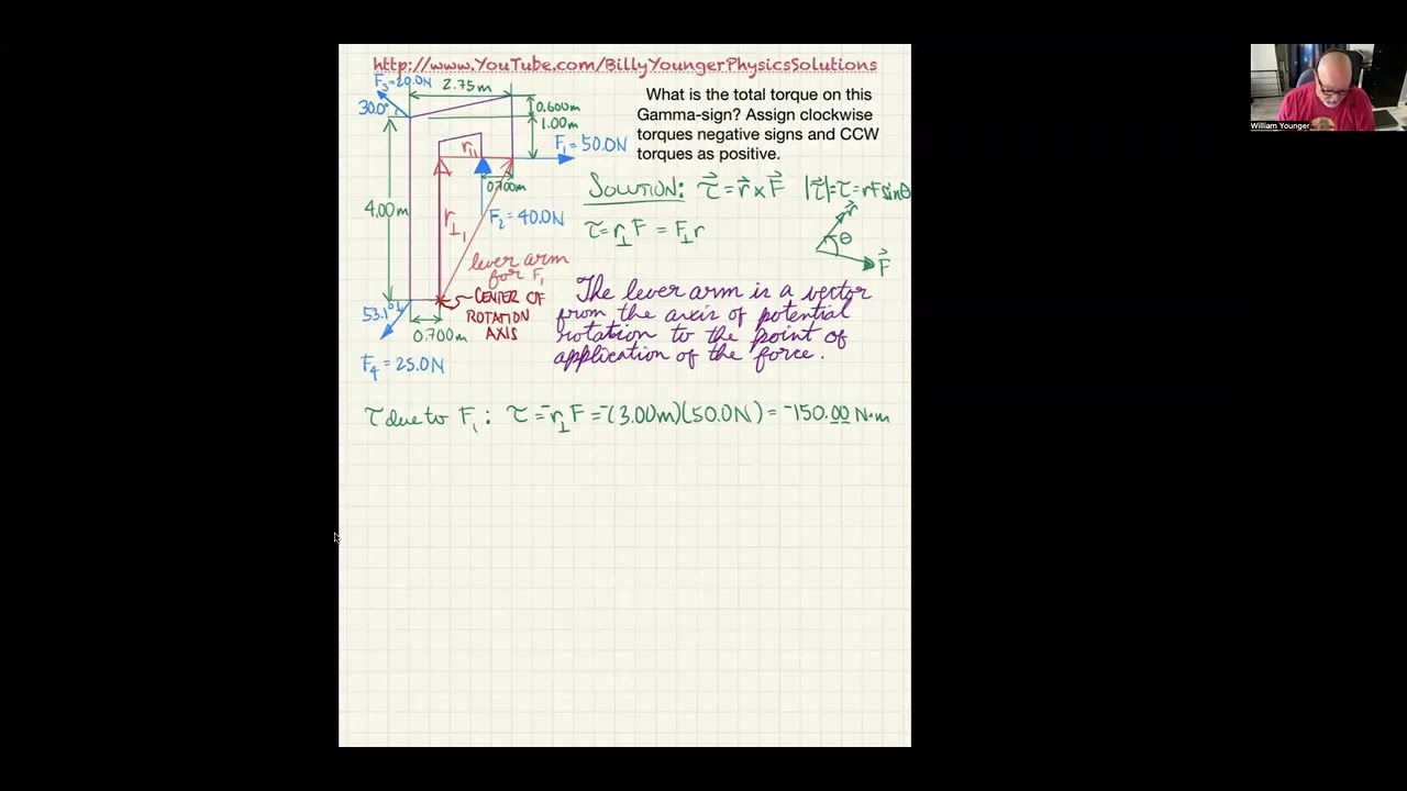 All The Ways To Calculate Torque: One example - YouTube