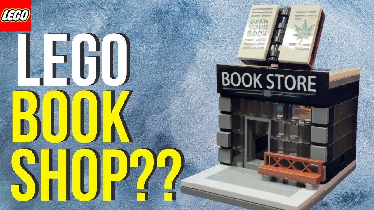 LEGO BUILDING BLOCK: BOOKSTORE SHOP (POV SPEED BUILD) - YouTube