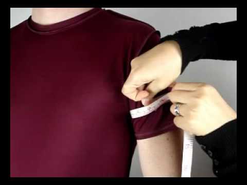 Male Upper Arm Measurement Guide for Suits and Shirts - YouTube