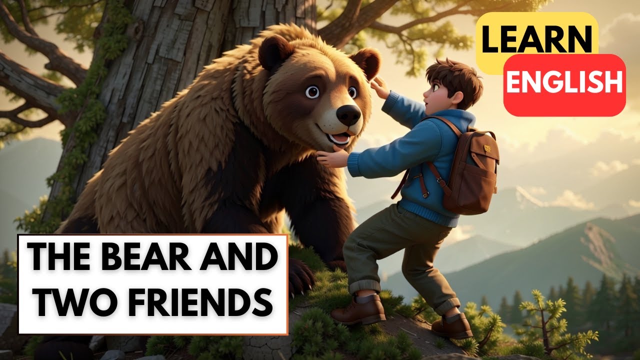 Learn English Through Story Level 1 🔥 | The Bear And Two Friends ...