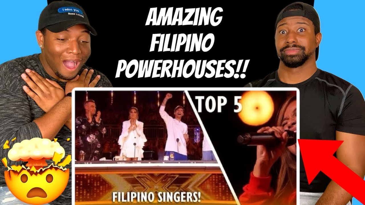 TOP 5 Most AMAZING FILIPINO SINGERS EVER ON X FACTOR UK! REACTION - YouTube
