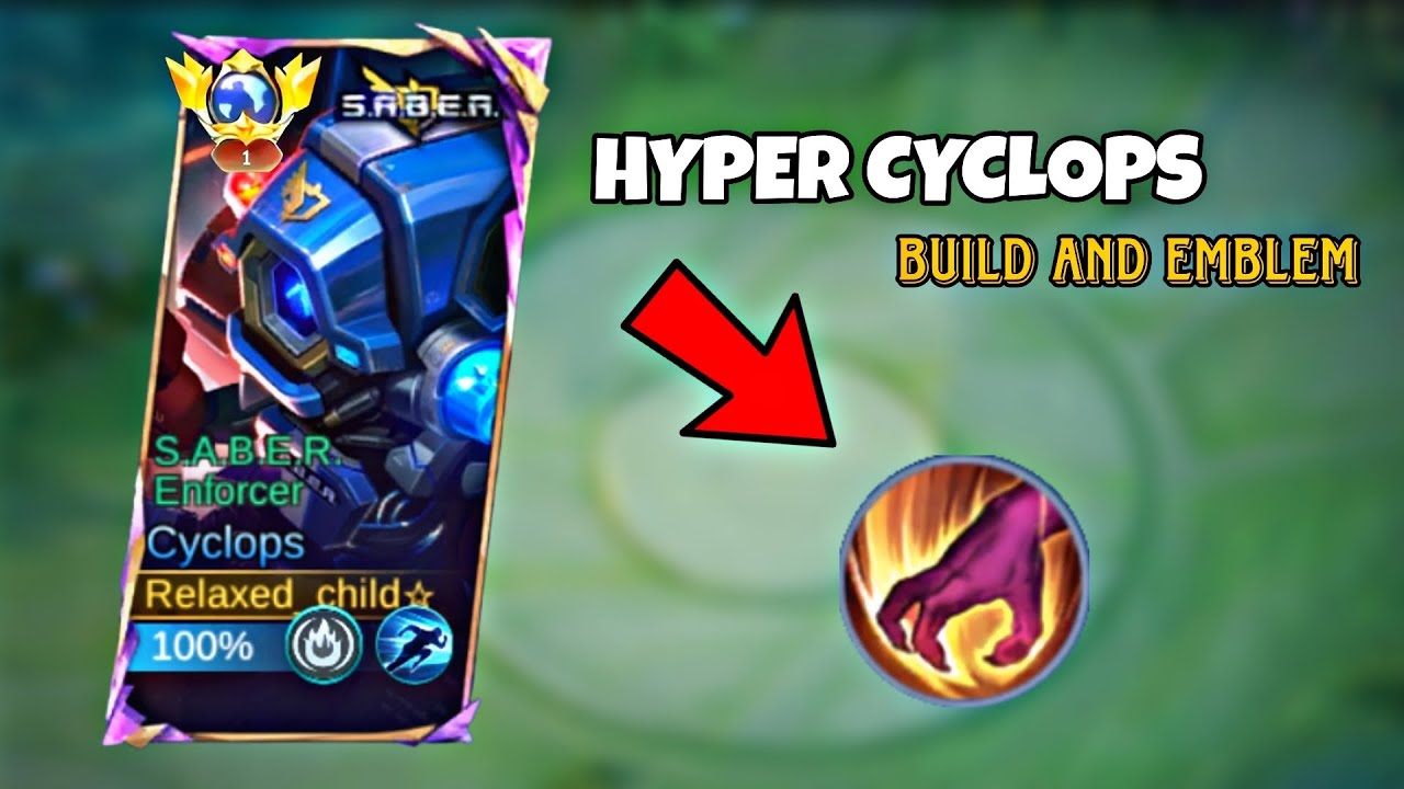 JUNGLE CYCLOPS GOD MODE IN THIS BUILD!! CYCLOPS BEST BUILD AND EMBLEM ...