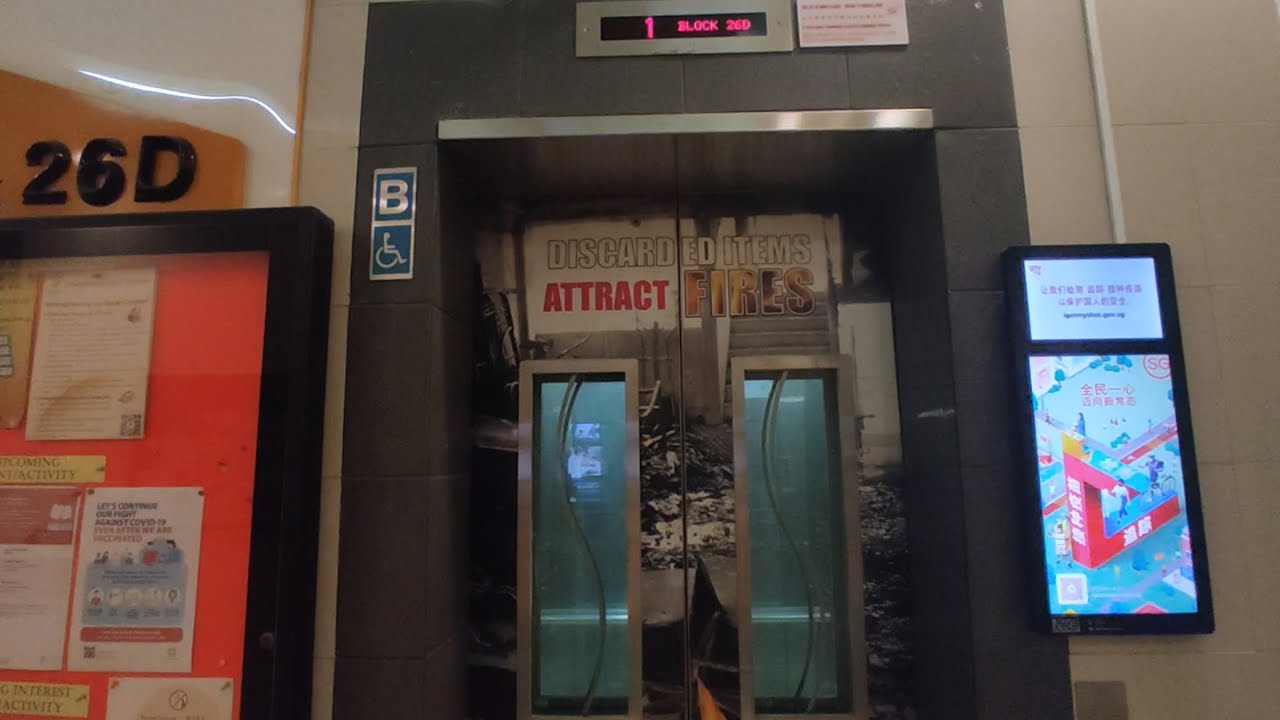 [Jln Membina] Blk 26D Lift B - Fujitec - YouTube