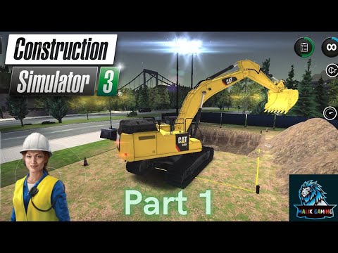 Construction Simulator 3 | Modern Swimming Pool 1/6 #constructionsimulator3 #consim3