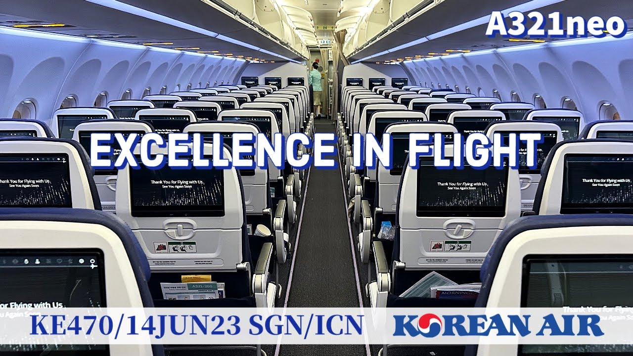 ️ Excellence in flight, Korean Air｜Ho Chi Minh City to Seoul｜KE470 ...
