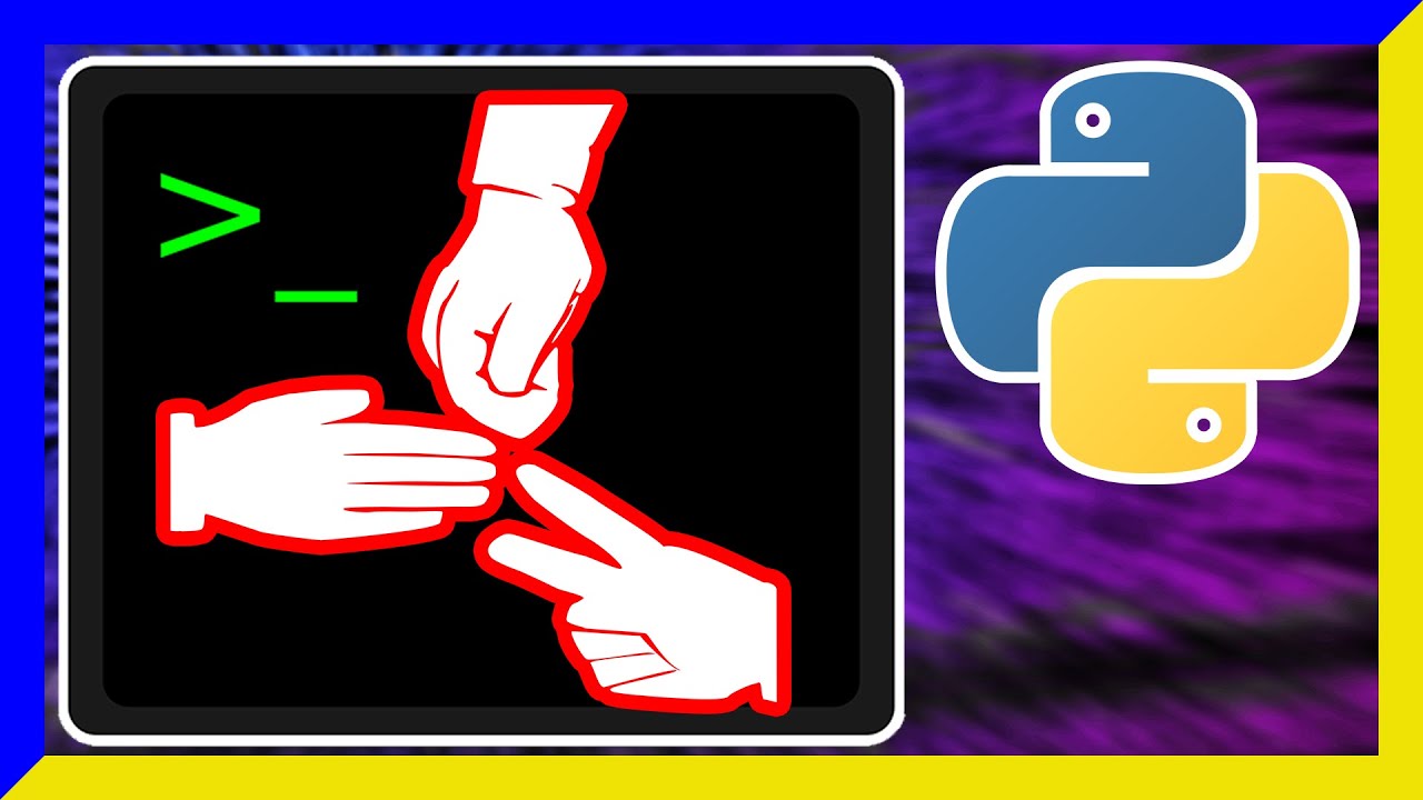 Schere Stein Papier in Python programmieren - YouTube
