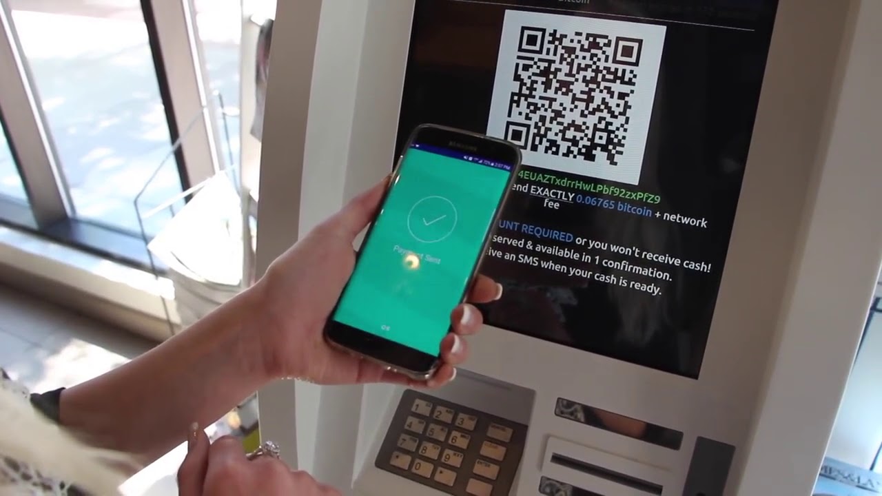 How To Withdraw Cash From A Bitcoin ATM - YouTube
