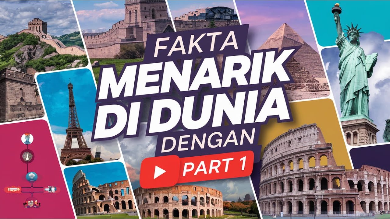 PART 1 : FAKTA MENARIK DI DUNIA!! - YouTube