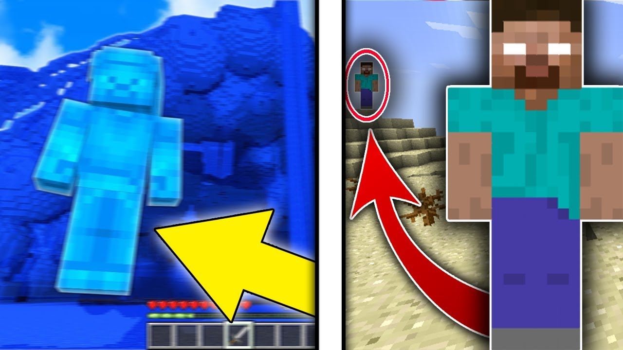 BLUE STEVE E HEROBRINE MI UCCIDONO! Blue Steve Seed - Minecraft ITA ...