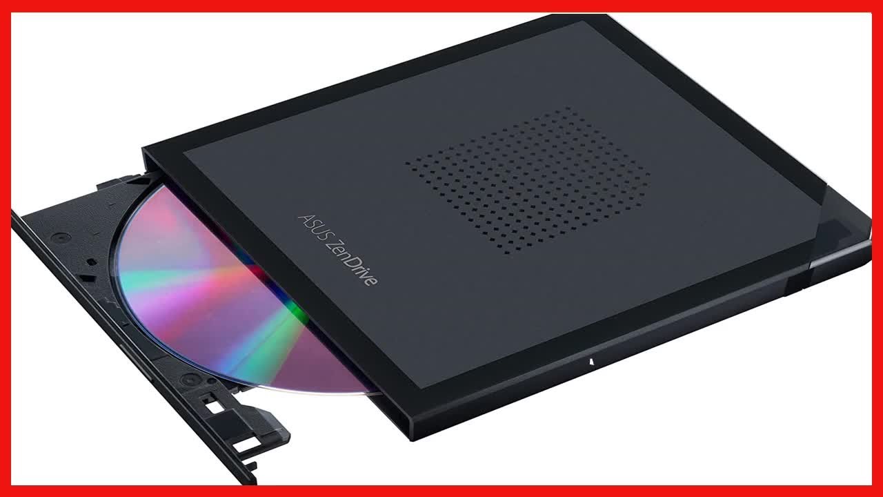 ASUS ZenDrive V1M External DVD Drive and Writer with Built-in Cable ...