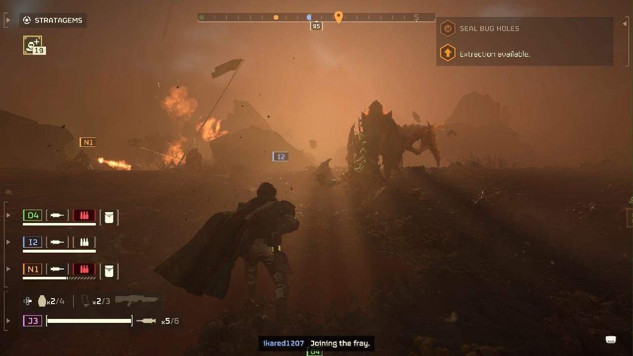 HELLDIVERS 2 seal bug holes (no commentary ) - YouTube