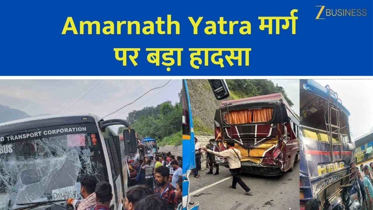 Major Accident on Amarnath Yatra Route – 4 Buses Collide in Ramban ...
