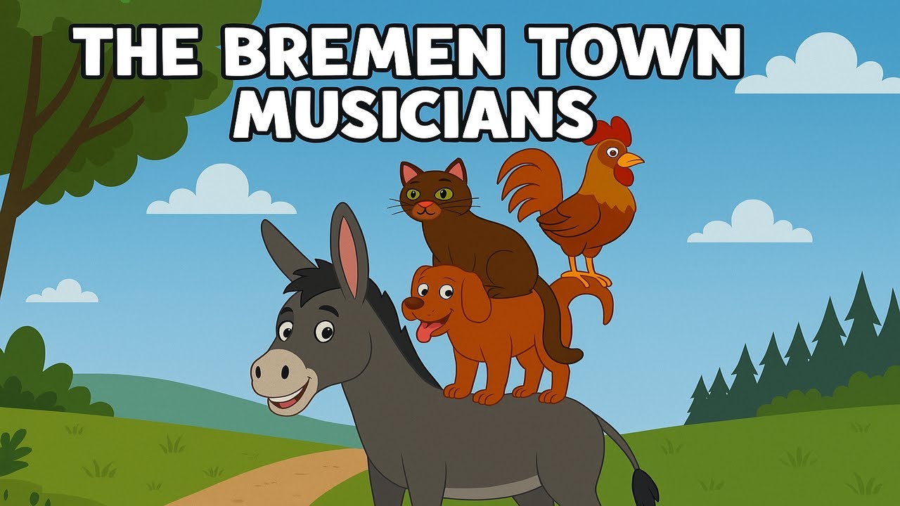 The Bremen Town Musicians 🐴🐶🐱🐔 | Classic Story for Kids - YouTube