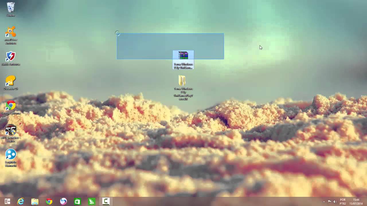 Como Instalar Temas No Windows 8 (Windows 8.1) By ViniGamerPlayTutosBR ...