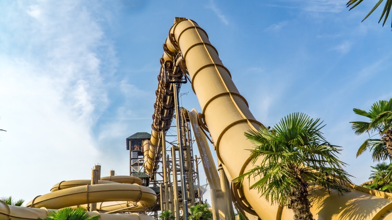 Aqualandia Jesolo - Scary Falls [2017 Edition] Extreme Drop Waterslide ...