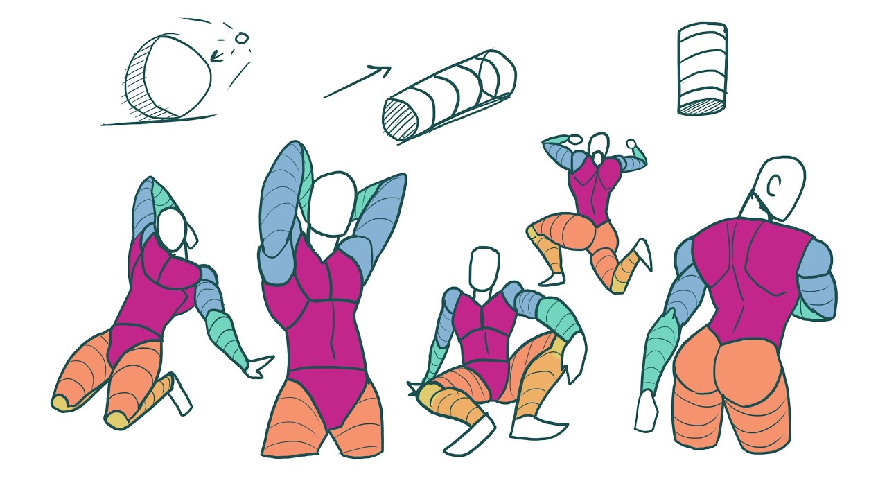 How to draw POSES (male figures) - YouTube