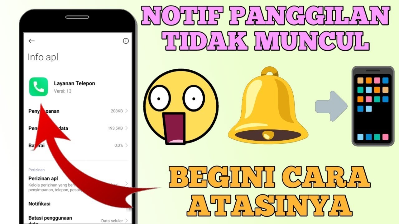 Cara Mengatasi Panggilan Masuk Tidak Muncul di Layar Tapi Berdering - YouTube