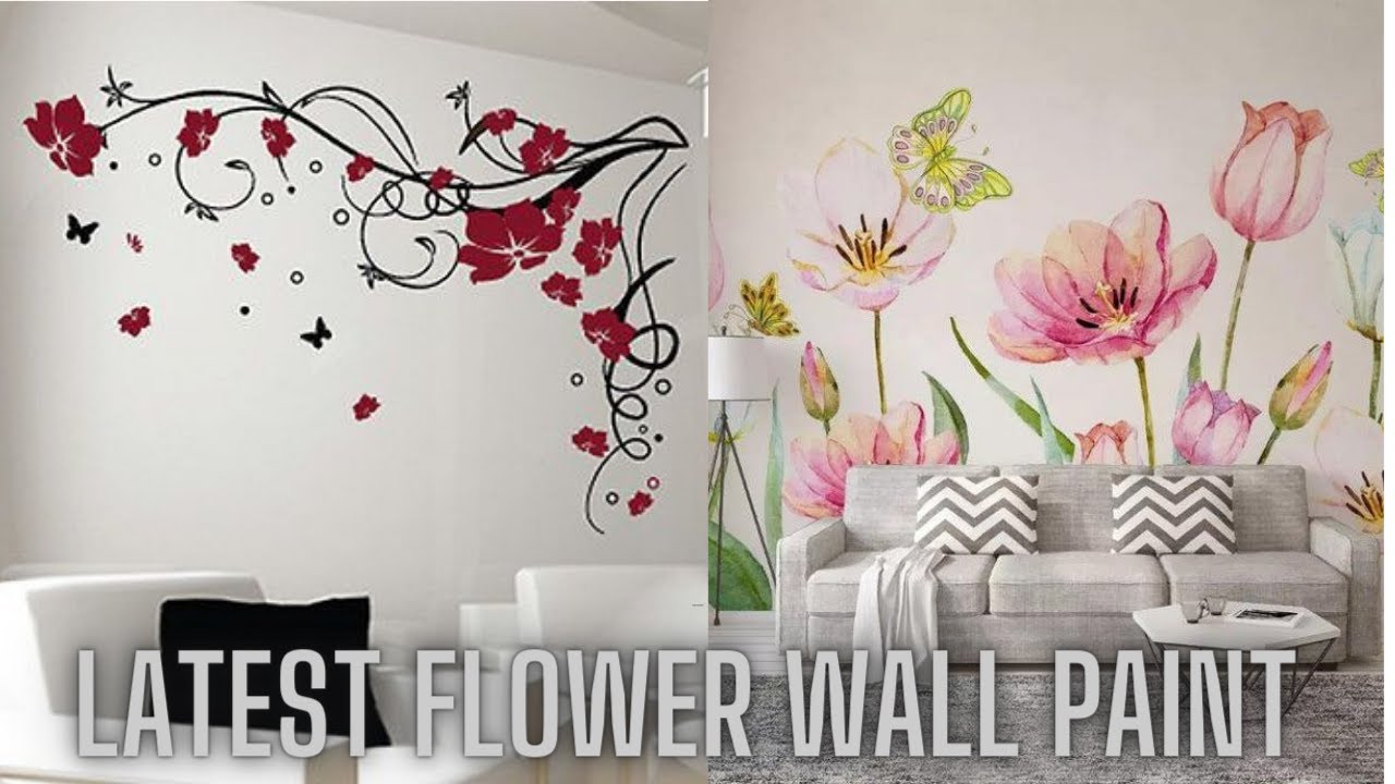 Flower Design For Wall Painting | Best Flower Site