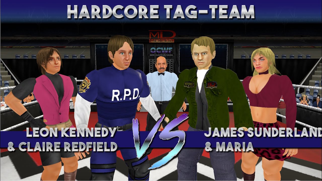 OCWF S0920 Leon Kennedy & Claire Redfield VS James Sunderland & Maria ...
