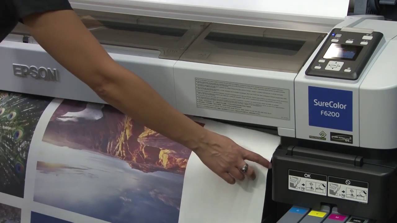 Epson SureColor F6200 -- ChromaLuxe Metal Photo Print Sublim - YouTube