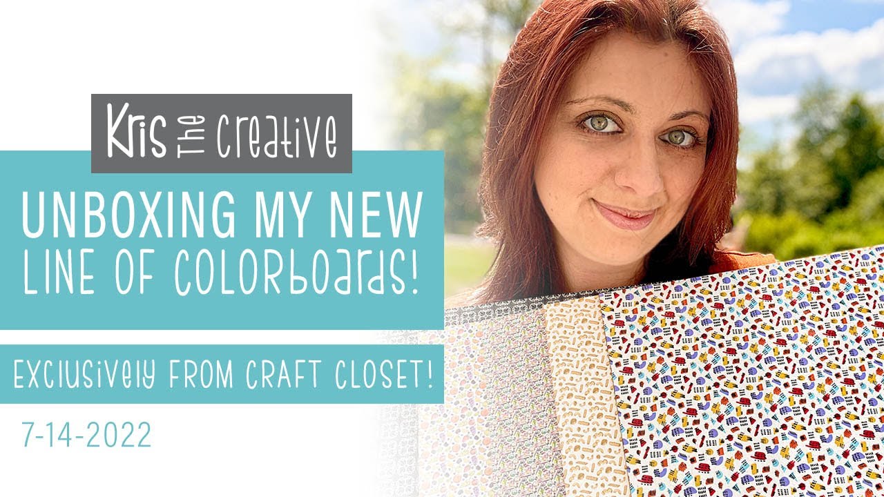 Unboxing my new line of COLORboards over at Craft Closet! - YouTube