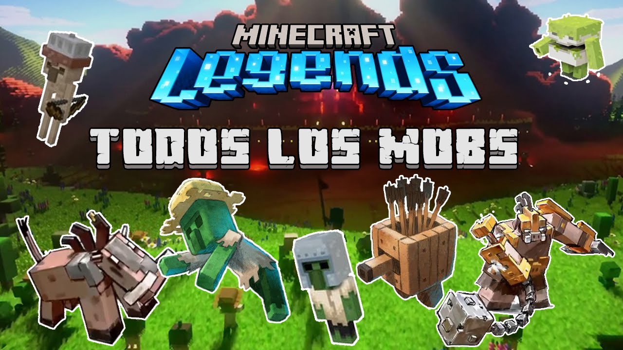 TODOS LOS MOBS DE MINECRAFT LEGENDS - YouTube
