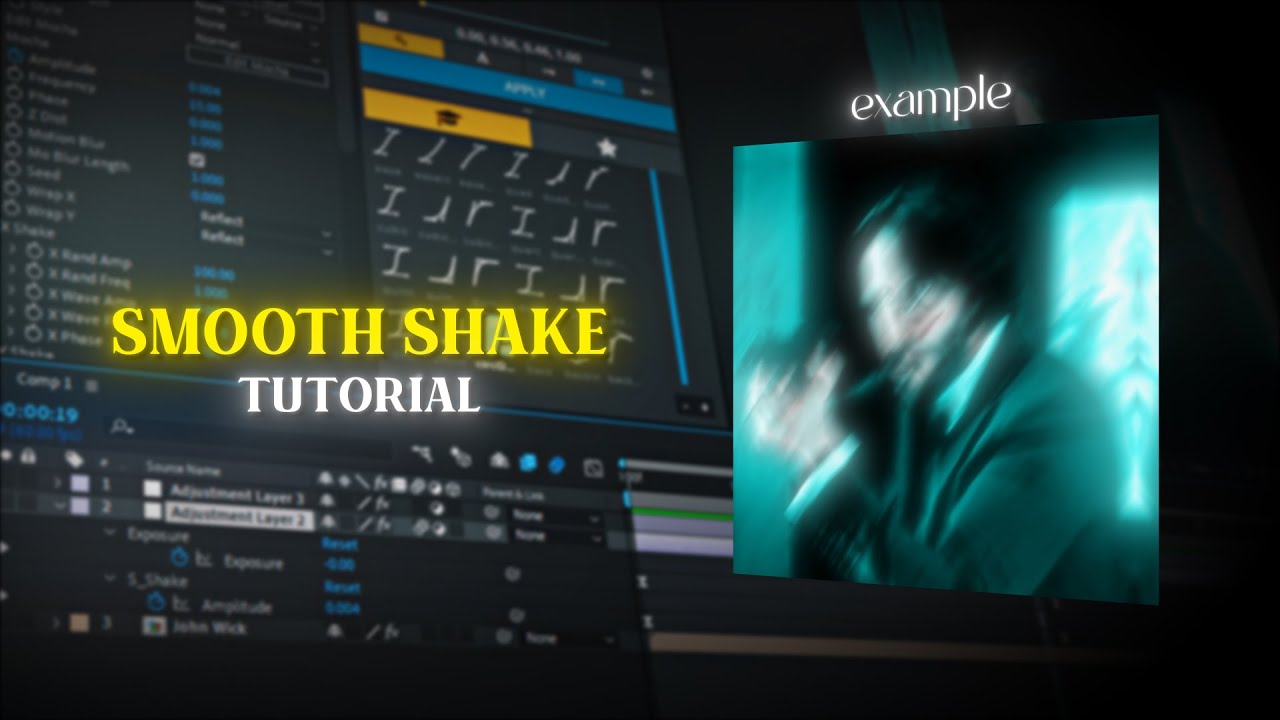 How To Make Smooth Shake Effect | After Effects Tutorial - YouTube