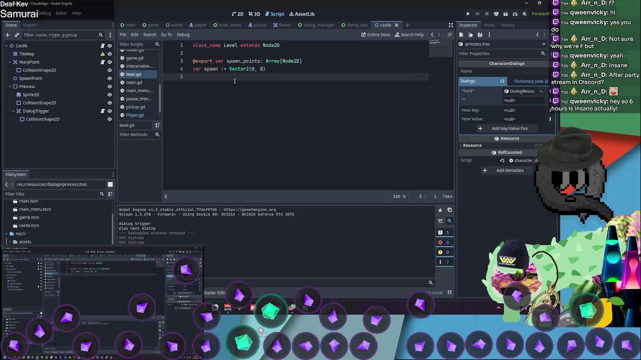 Godot game dev! - YouTube