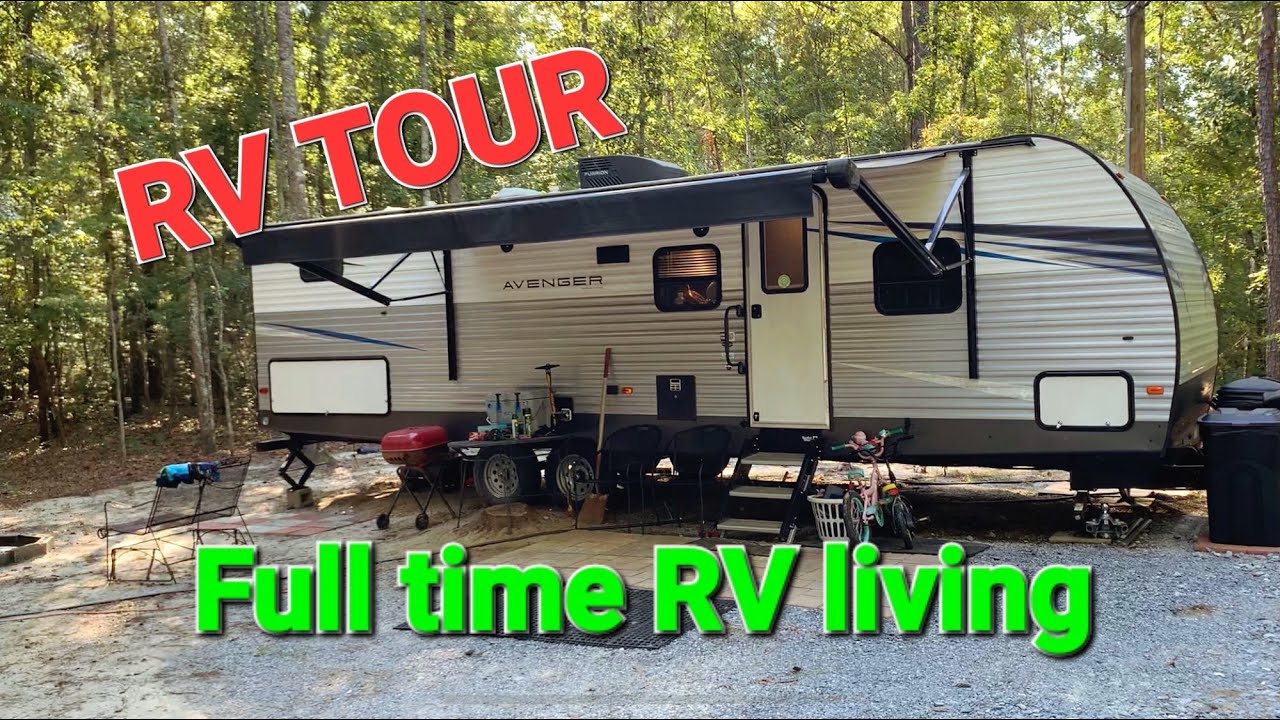 RV Tour : Full Time Camper Living! - YouTube