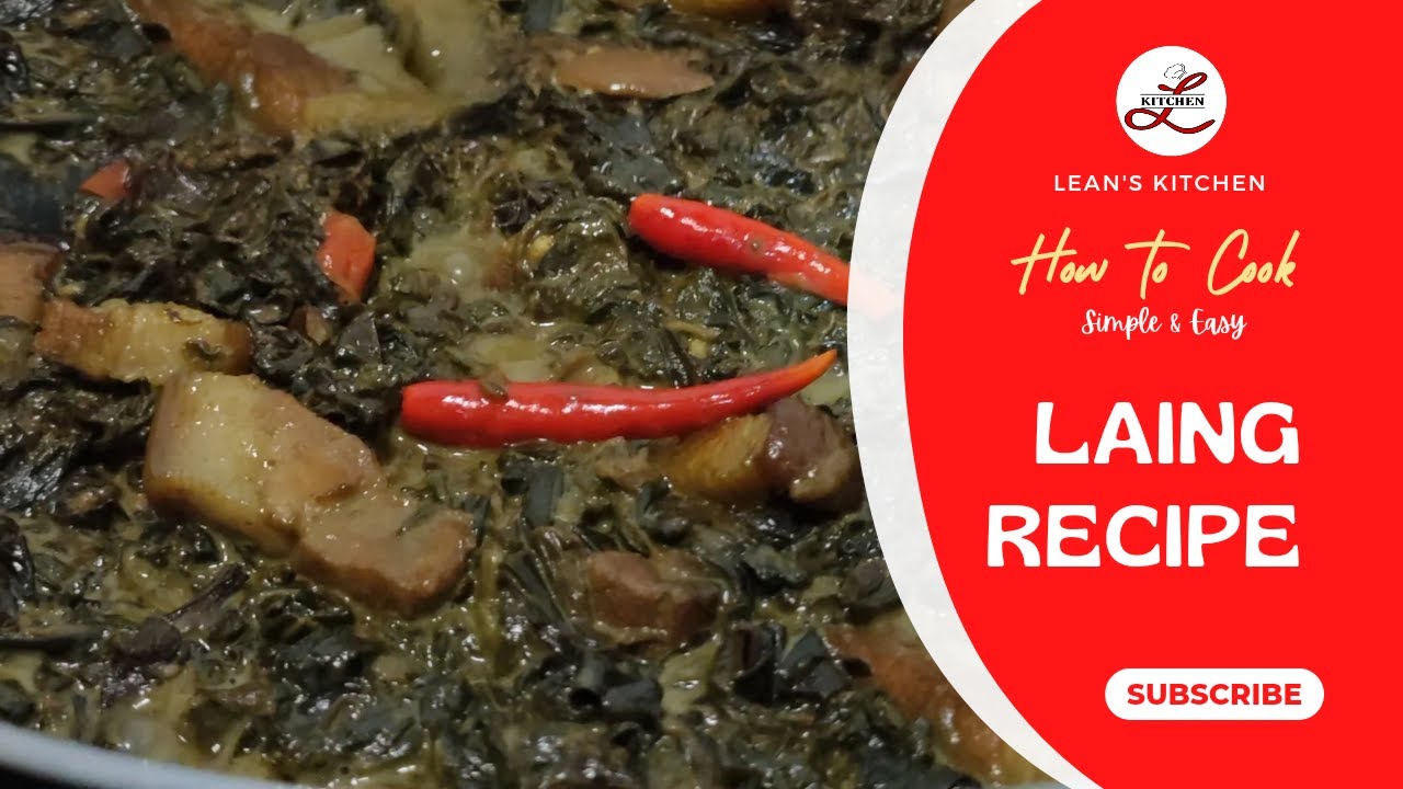 EASY LAING RECIPE | DRIED LAING IN COCONUT MILK | BICOL RECIPE ...