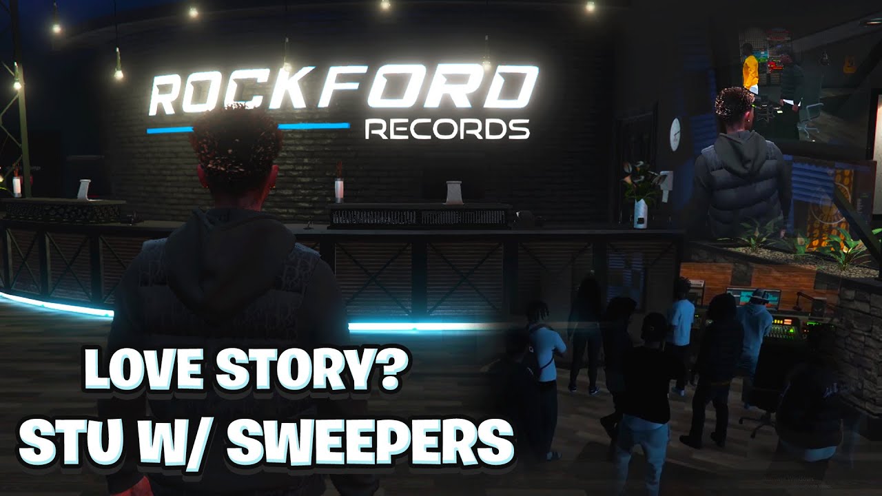 Love Story Beginning? 💕 & Stu w/ Sweepers 🎤 | "Bry Gz" in (The Towns RP ...