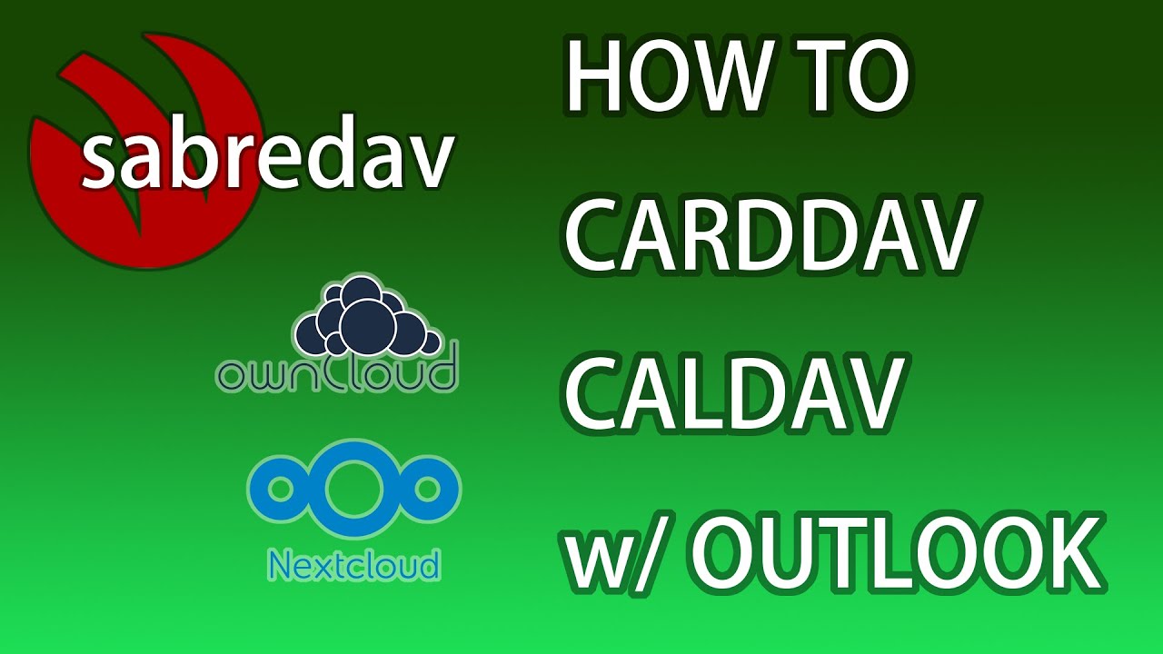 Does Outlook support CardDAV/CalDAV sync add-in client software? (for ...