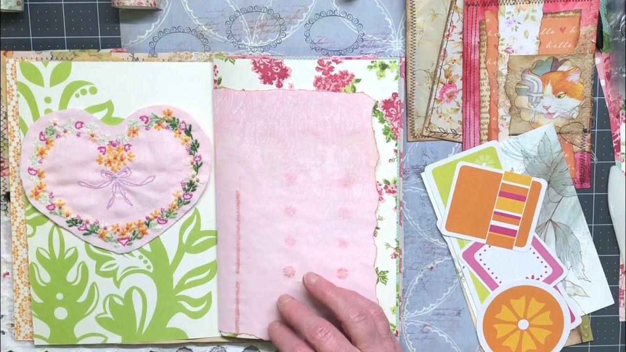 Junk Journal Series ~ Start to Finish Episode 4 - YouTube