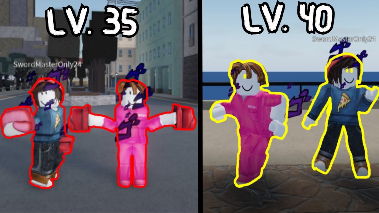 Level 0 to level 40 with only Hamon [YBA] - YouTube