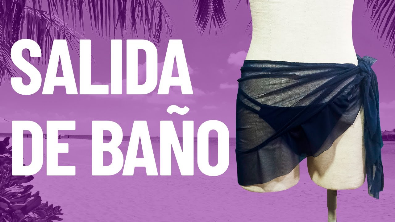 Crea este PAREO de playa ⛱️ Fácil y Rápido en 10 MINUTOS 🔥 + Patrón ...