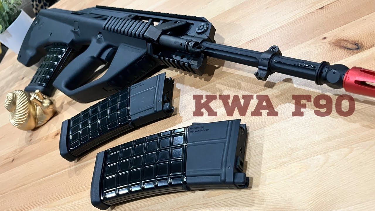Airsoft KWA F90 Review (The Better AUG?) - YouTube