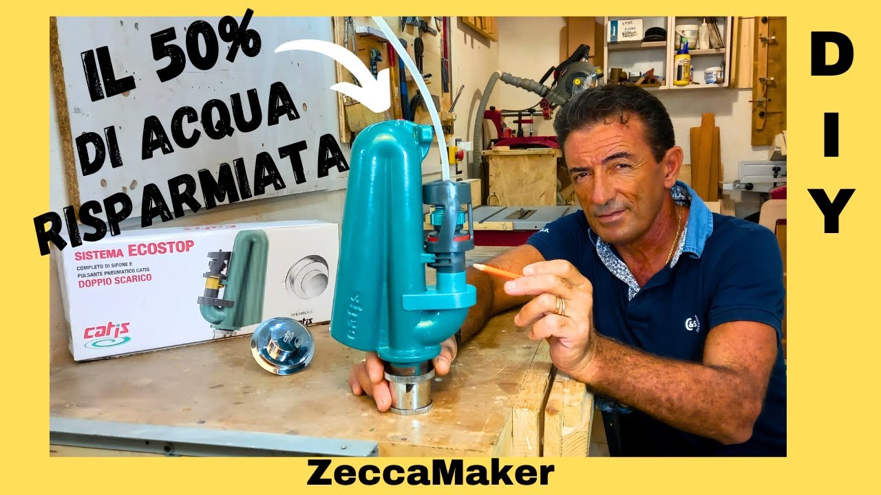 Nuovo Sifone CATIS ECOSTOP - DOPPIO SCARICO - Unboxing ed Installazione ...