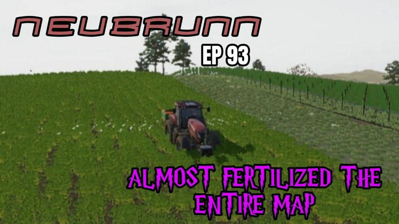 Neubrunn/ FS 23/ Ep 93/ Mobile/ Almost fertilized the entire map - YouTube