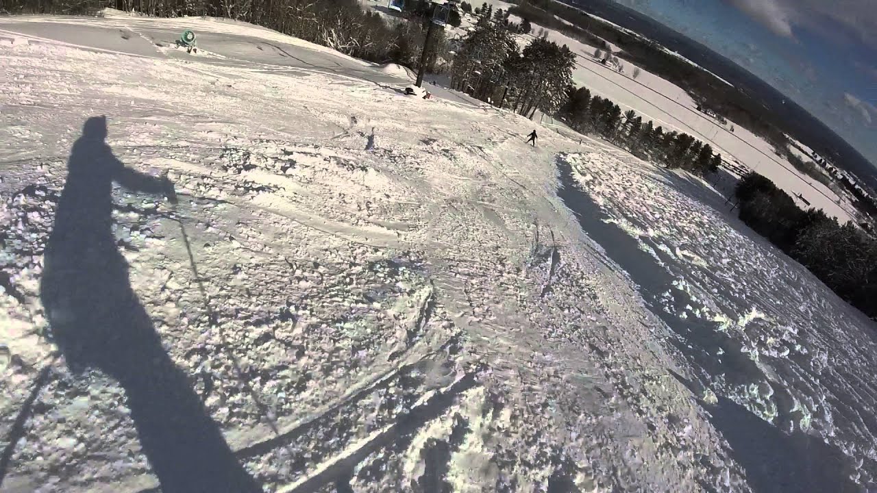 Skiing on North Slope, Snow Ridge! - YouTube