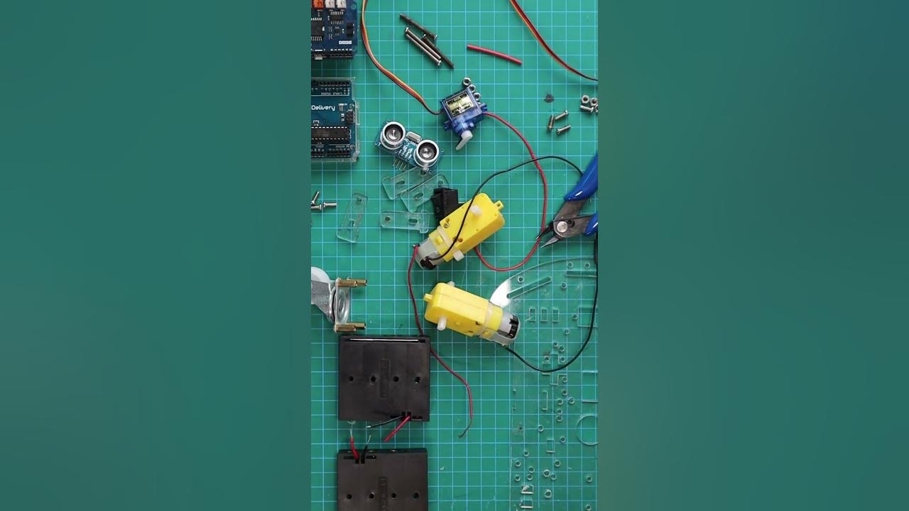 Building An Obstacle Avoiding Robot Car Arduino Obstacle Avoiding Car 🚙🛠️🤖 Robotics Arduino