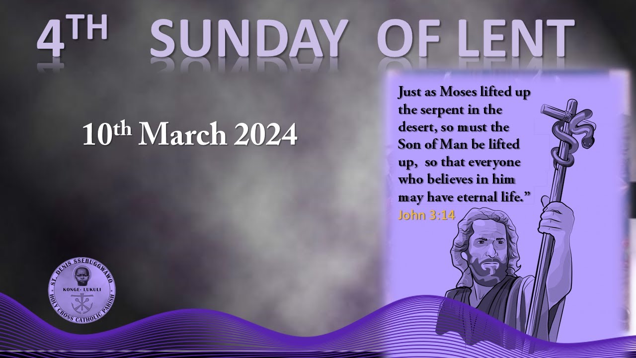 HOLY MASS: FOURTH SUNDAY OF LENT - Year B, 10th March 2024 - YouTube