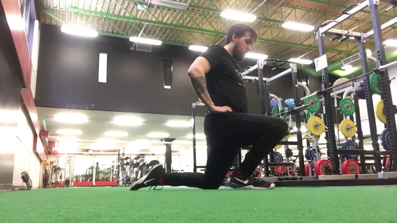 Half Kneeling Ankle Mobility - YouTube