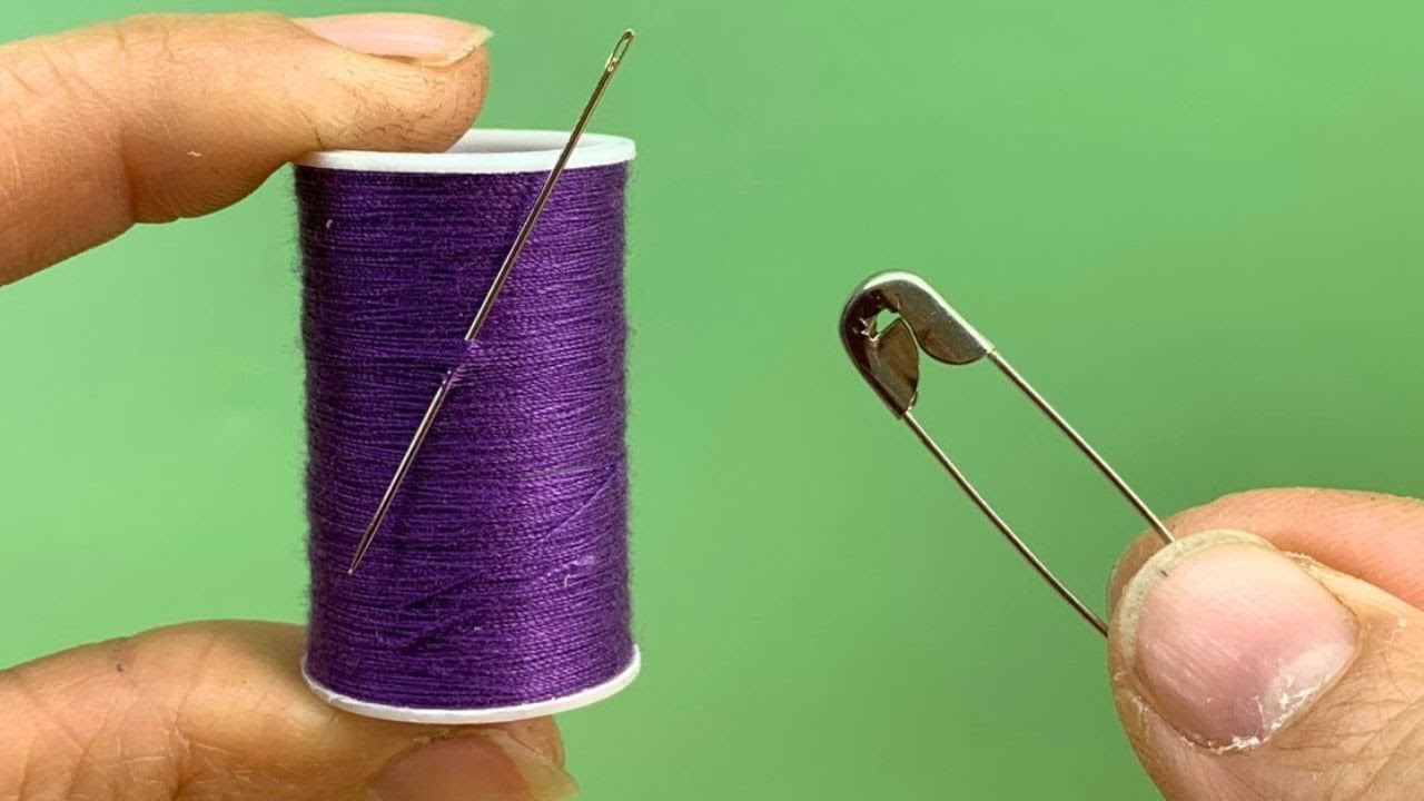 5 Simple Ways To Thread A Needle Without Spending A Penny - YouTube