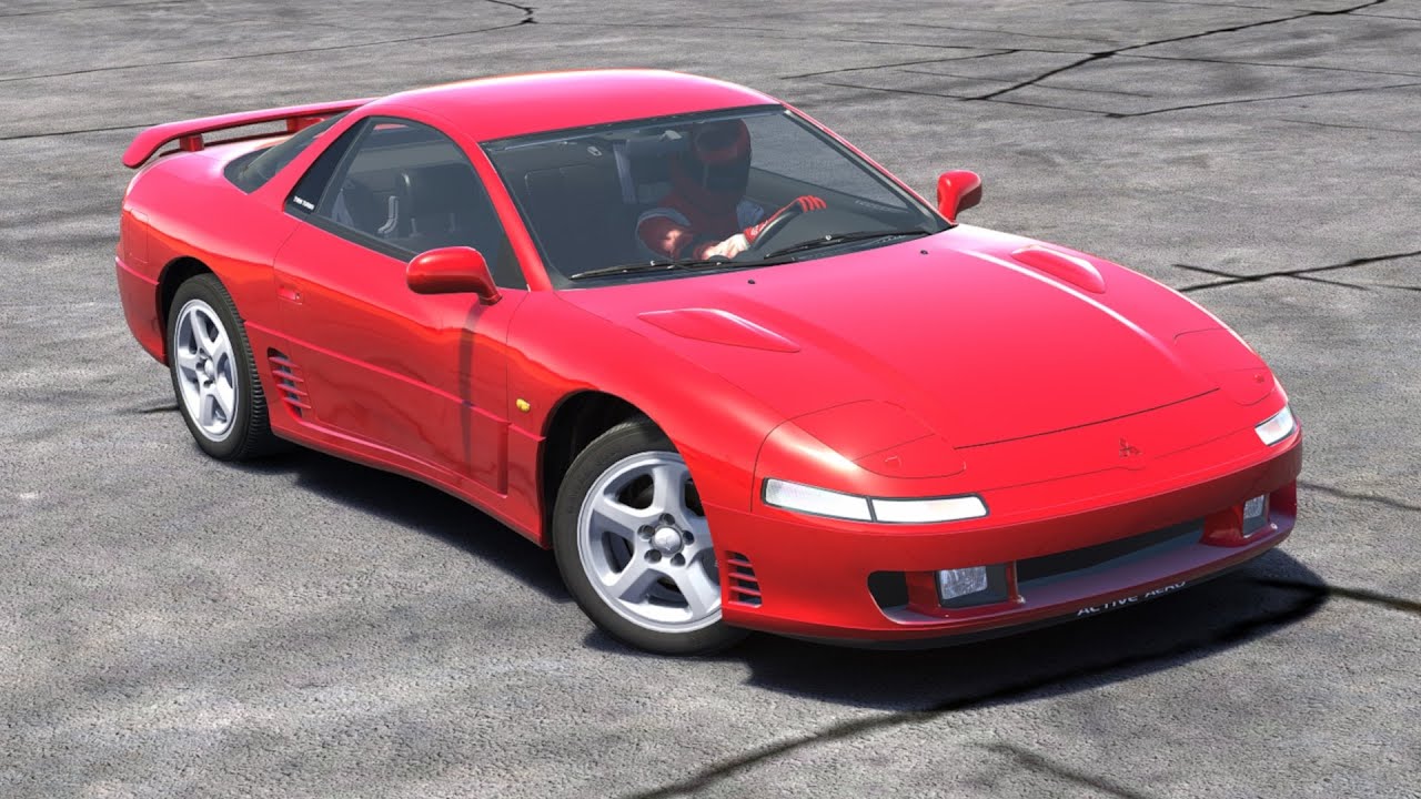 HOTLAP ASSETTO CORSA: Mitsubishi 3000 GT VR4 '92 - YouTube
