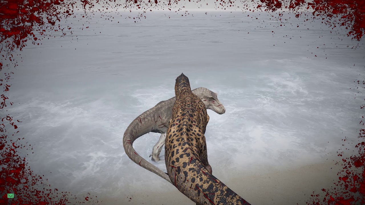 The Isle! Giga VS Rex War Nycta servers - YouTube