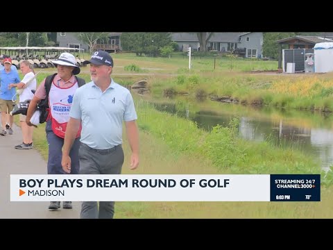 Dream round of golf for 11-year-old boy