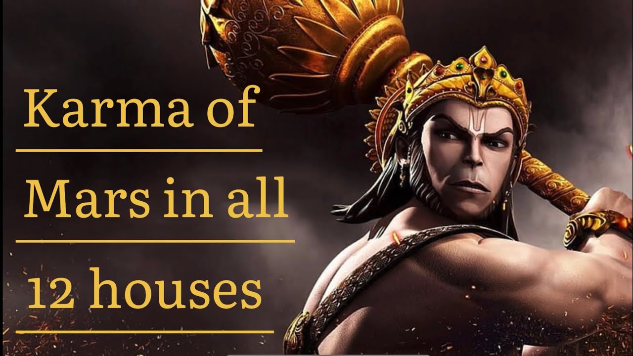 Karma of Mars in all 12 houses and Your liberation #hanuman #mars # ...