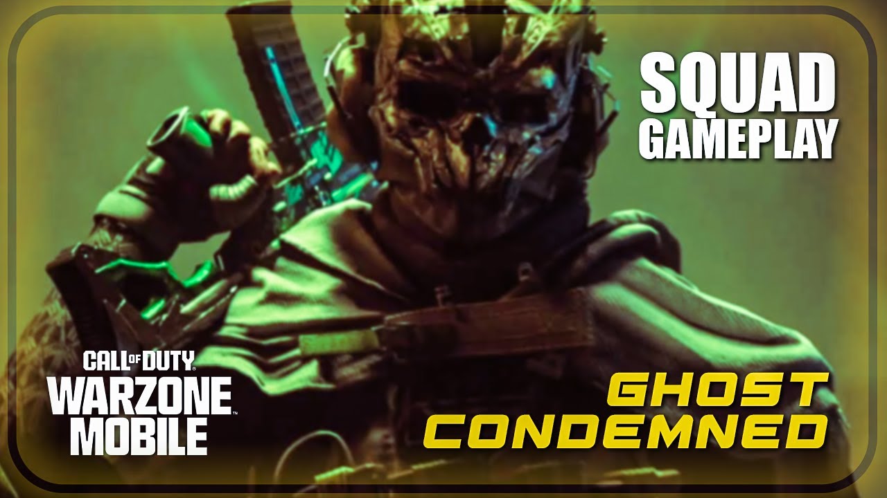 GHOST CONDEMNED | VERDANSK | MOBILEROYALE | SQUAD Gameplay | Call Of Duty® Warzone Mobile - YouTube