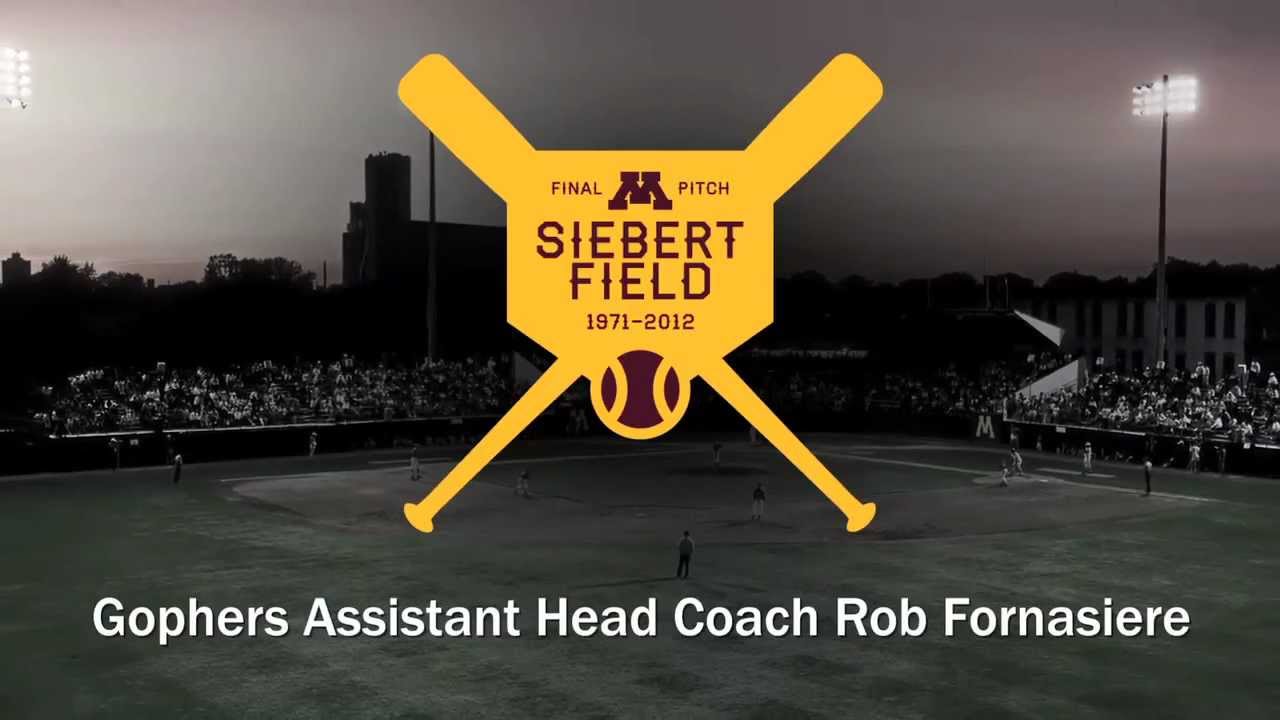 Rob Fornasiere, Gopher Baseball: Siebert Field Final Pitch - YouTube